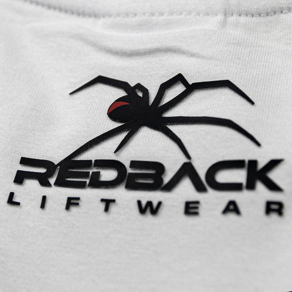White Muscle Tshirt - Pure White Tee - Redback Liftwear